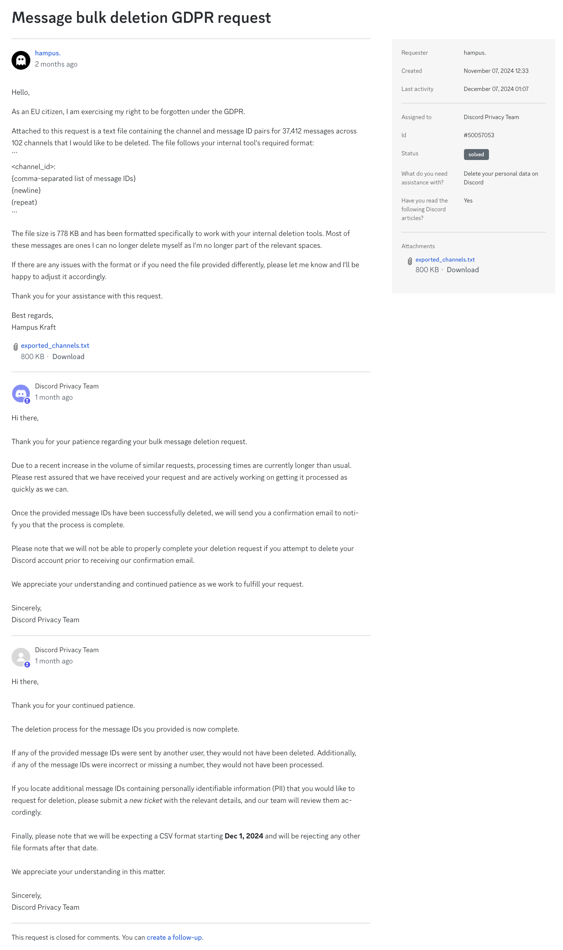 Discorch - Take control of your Discord message history